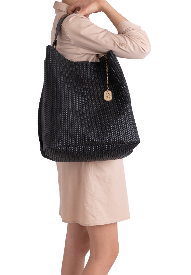 Anna Morellini ITALIAN MADE - Shopping Bag - black/schwarz - Zalando.de