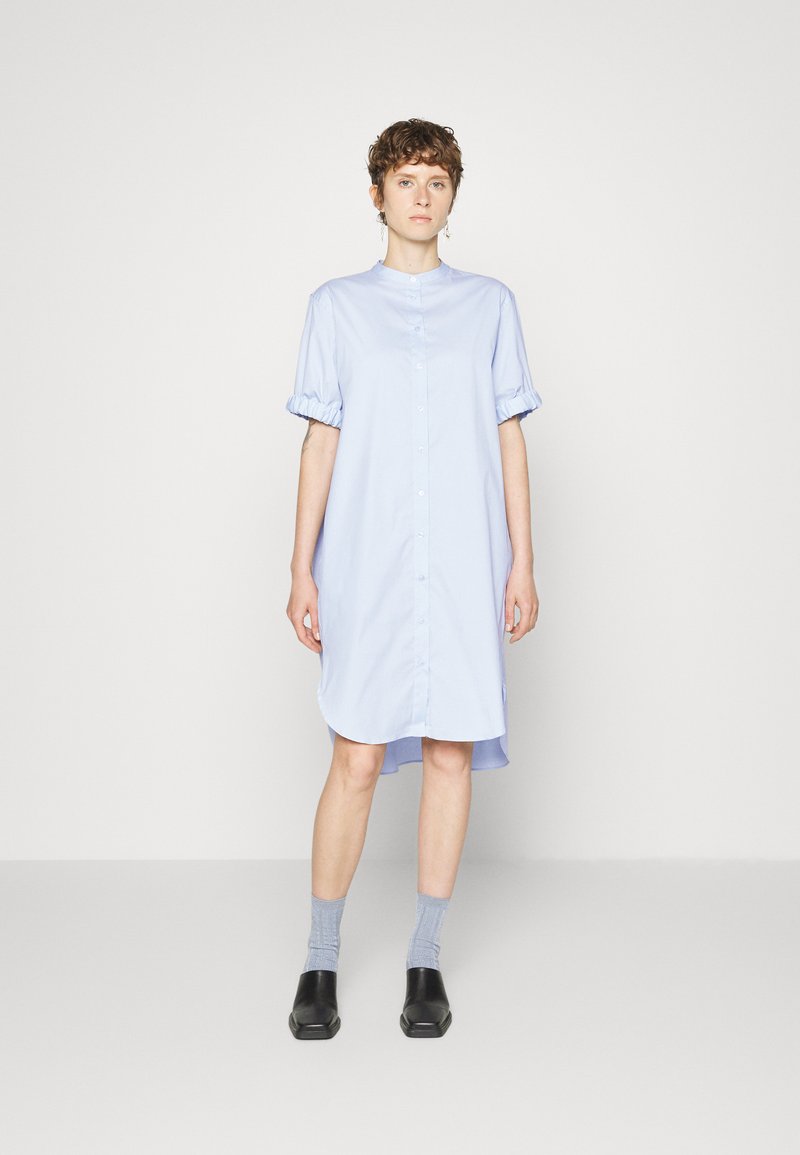 Mos Mosh ARLETH DRESS - Shirt dress - skywriting/light blue - Zalando.ie