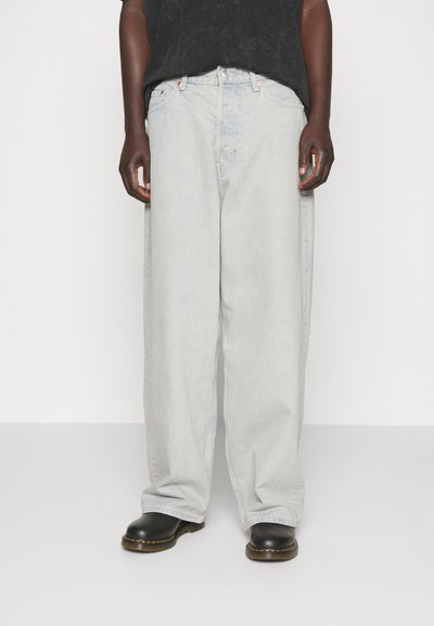 Jaded London LIGHT GREY WASHED RAZOR - Relaxed fit -farkut - light grey ...