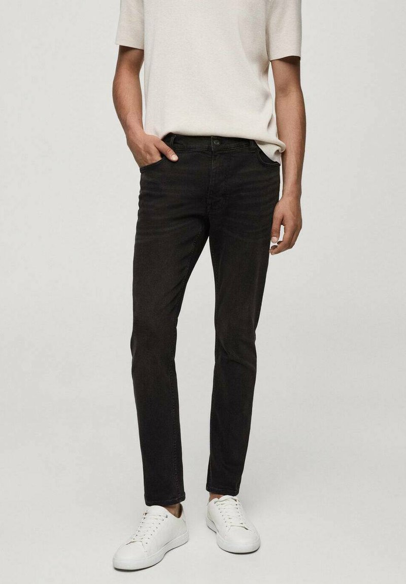 Mango JUDE - Jean slim - black denim/denim noir - ZALANDO.FR