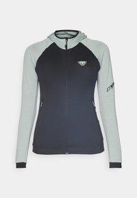 Dynafit SPEED HOODED - Sweat zippé - jade lite/bleu marine - ZALANDO.FR