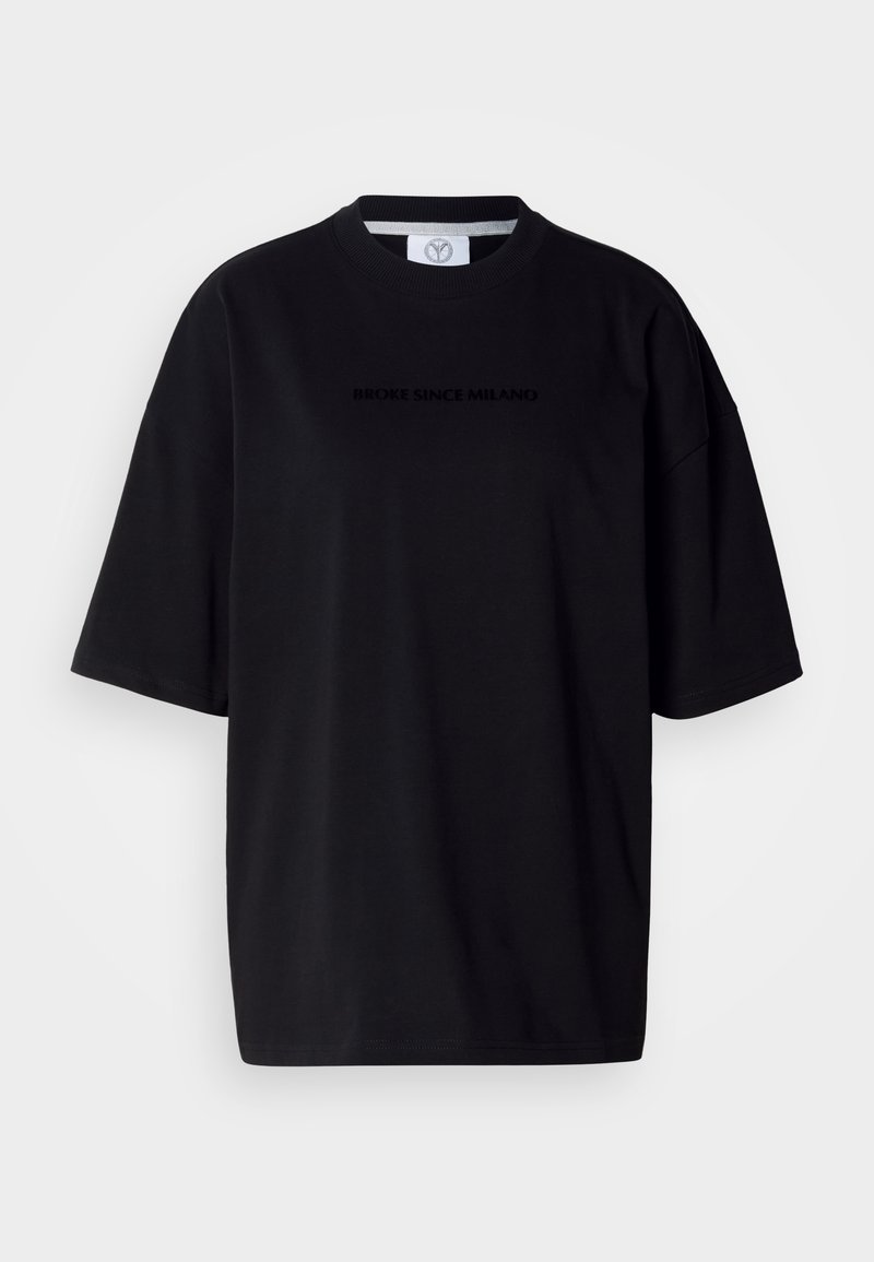 Carlo Colucci THE CAPSULE - Trükipildiga T-särk - black/must - Zalando.ee