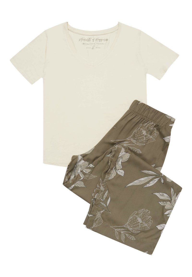 Henderson FLEUR - Zestaw bielizny nocnej/oliwkowy - Zalando.pl