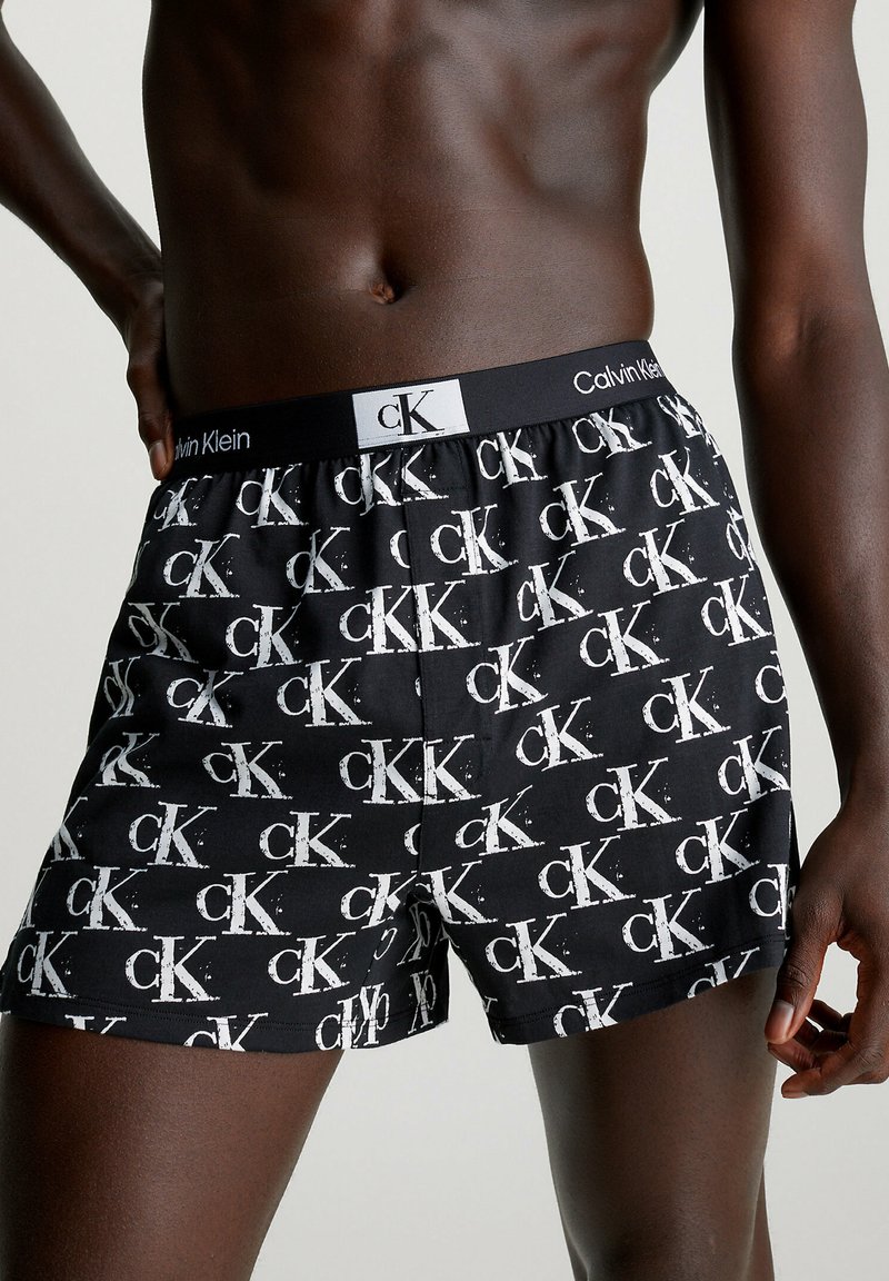 Calvin Klein Underwear Boxershorts - litho ck print black/schwarz ...