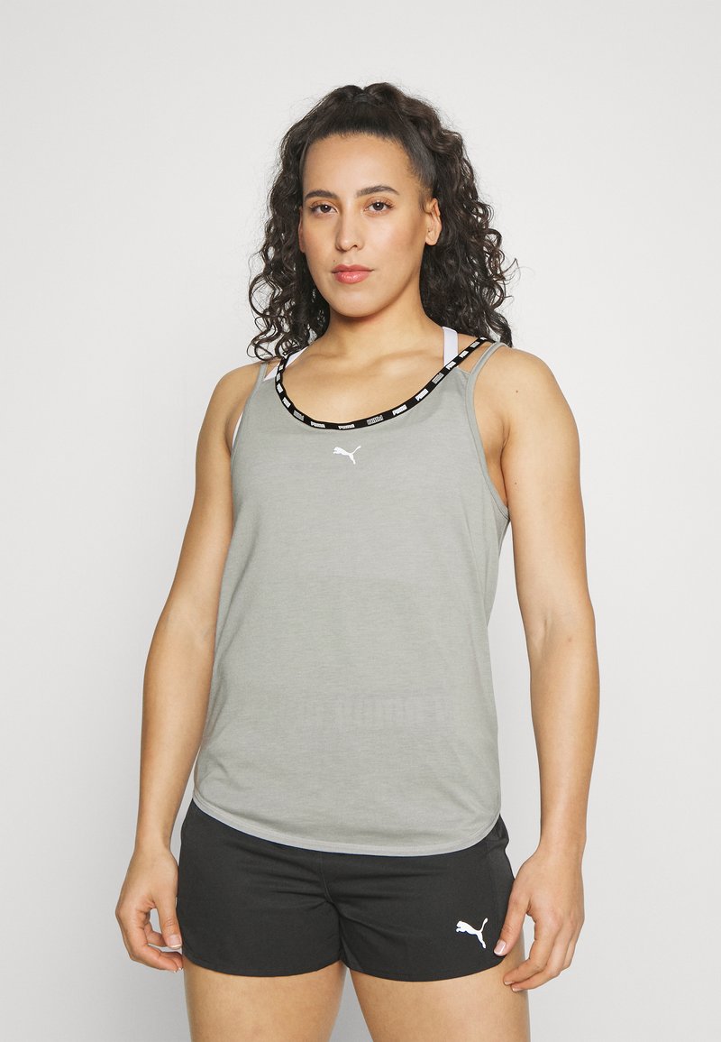 Puma STRONG BLEND TANK - Top - griffin heather/grau-meliert - Zalando.ch