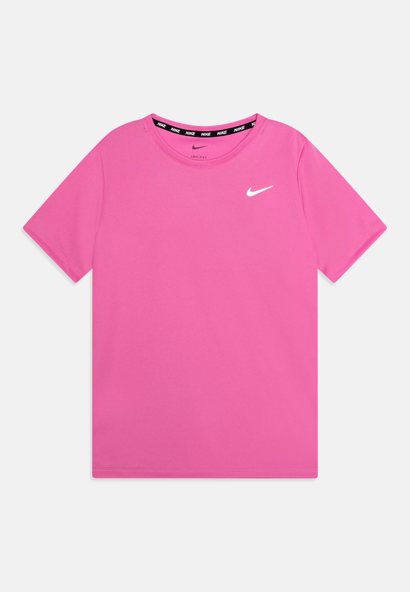 Nike Performance Df Miler Unisex Sport T Shirt Playful Pink Pink
