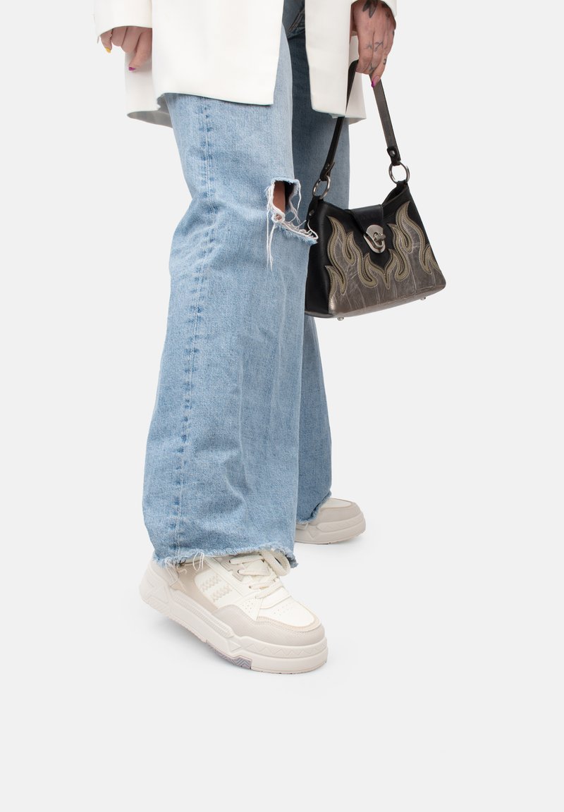 Posh by Poelman BETTIE - Baskets basses - broken white/écru - ZALANDO.FR