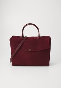 Anna Field LEATHER - Laptoptas - bordeaux/bordeauxrood - Zalando.nl