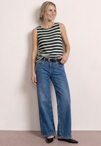Street One Top - deep bound green/dark green - Zalando