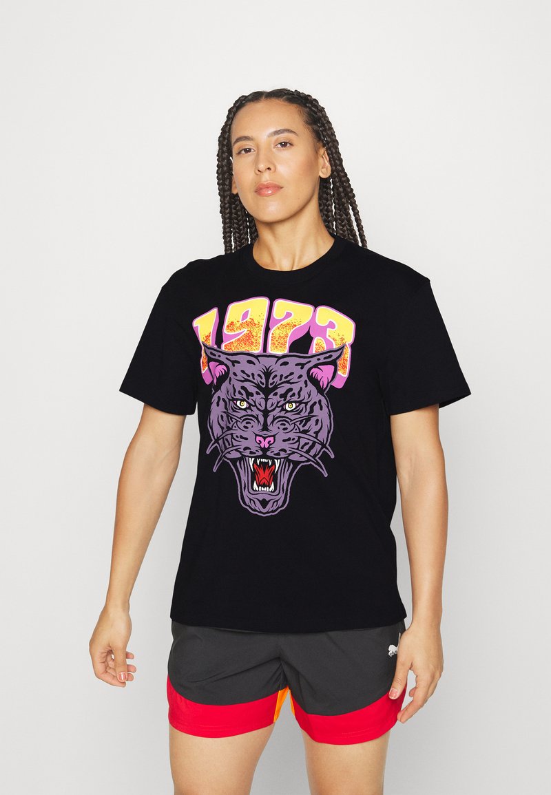 Puma MOD GRAPHIC TEE - T-shirt print - black/zwart - Zalando.be