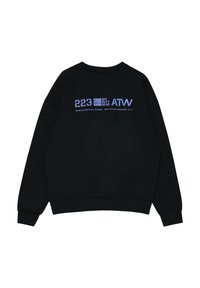 HALO GRAPHIC BOXY CREW UNISEX - Sweatshirt - black palace blue/mottled ...