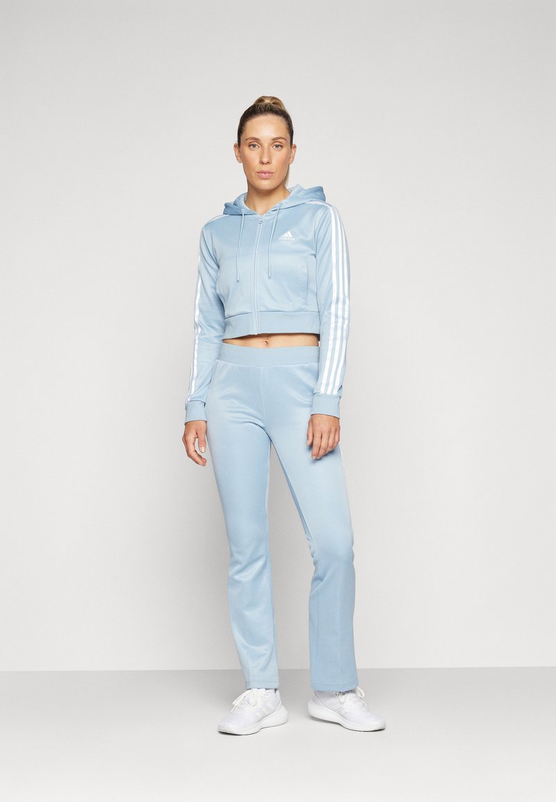 adidas Sportswear GLAM TRACKSUIT - Tracksuit - blue - Zalando.co.uk