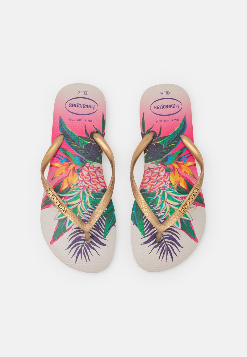 Havaianas SLIM FIT TROPICAL - Pool shoes - white - Zalando.de