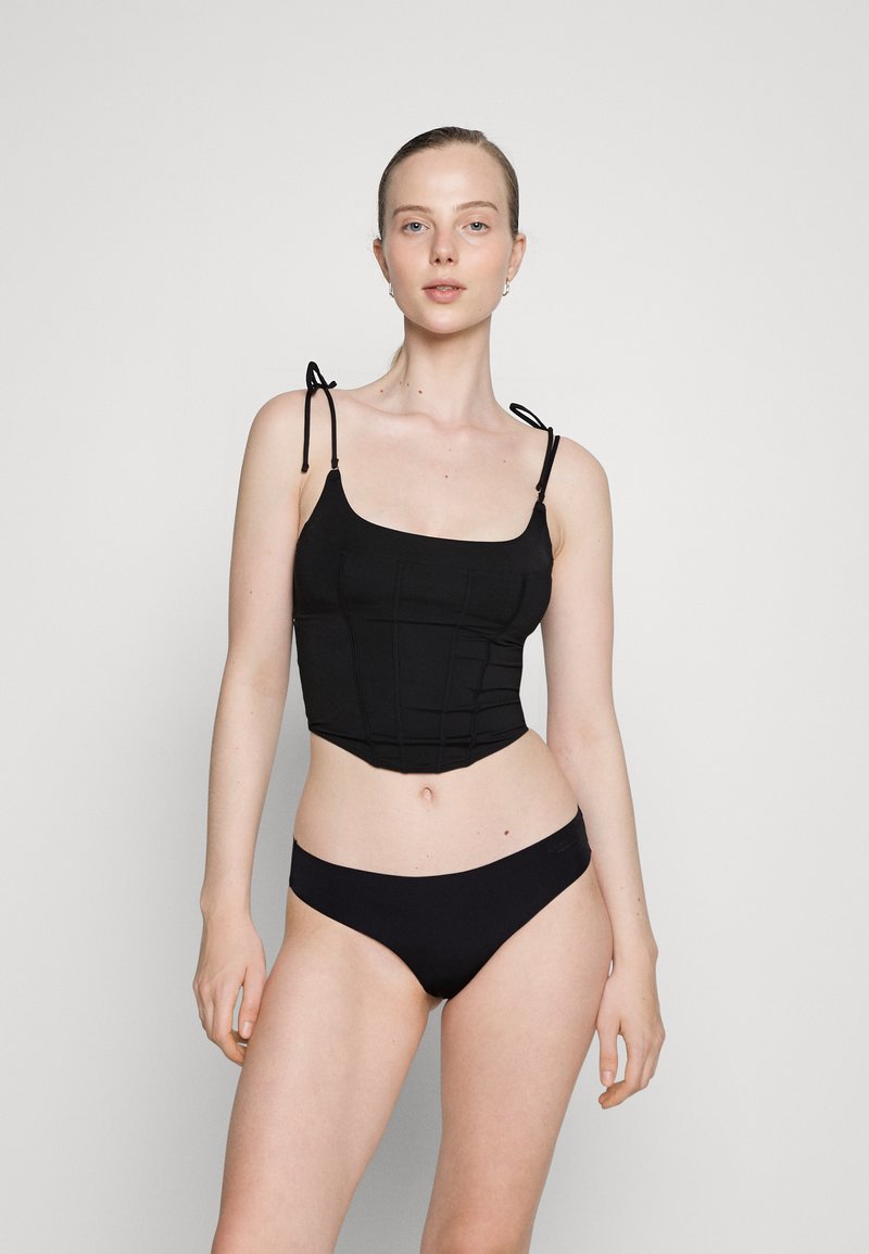 Björn Borg PERFORMANCE THONG 2 PACK - String - black/blue/schwarz - Zalando.ch