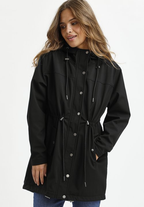 Kaffe KASHALLY - Välikausitakki - black deep/musta - Zalando.fi