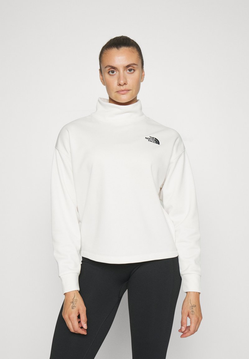 The North Face SAIPAL FUNNEL NECK - Sweatshirt - gardenia white/weiß ...