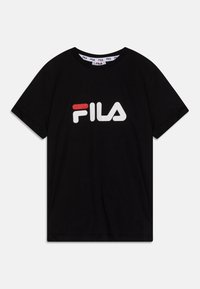 Fila SOLBERG LOGO TEE UNISEX - T-Shirt print - black/schwarz - Zalando.at