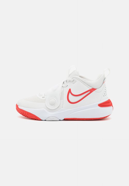 Nike Performance TEAM HUSTLE 11 UNISEX - Basketballschuh - summit white ...