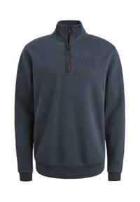 PME Legend PULLOVER MIT HALBEM REISSVERSCHLUSS - Sweatshirt - carbon ...