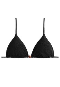 OYSHO JACQUARD TRIANGLE - Haut de bikini - black/noir - ZALANDO.FR
