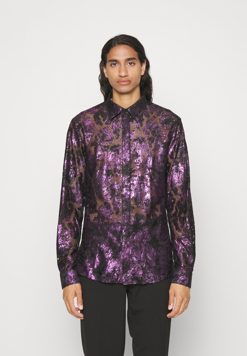 Twisted Tailor BALDWIN SHIRT - Skjorter - hot pink/lilla - Zalando.dk