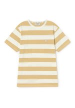 Thinking Mu STRIPES - T-shirt con stampa - mustard/senape - Zalando.it