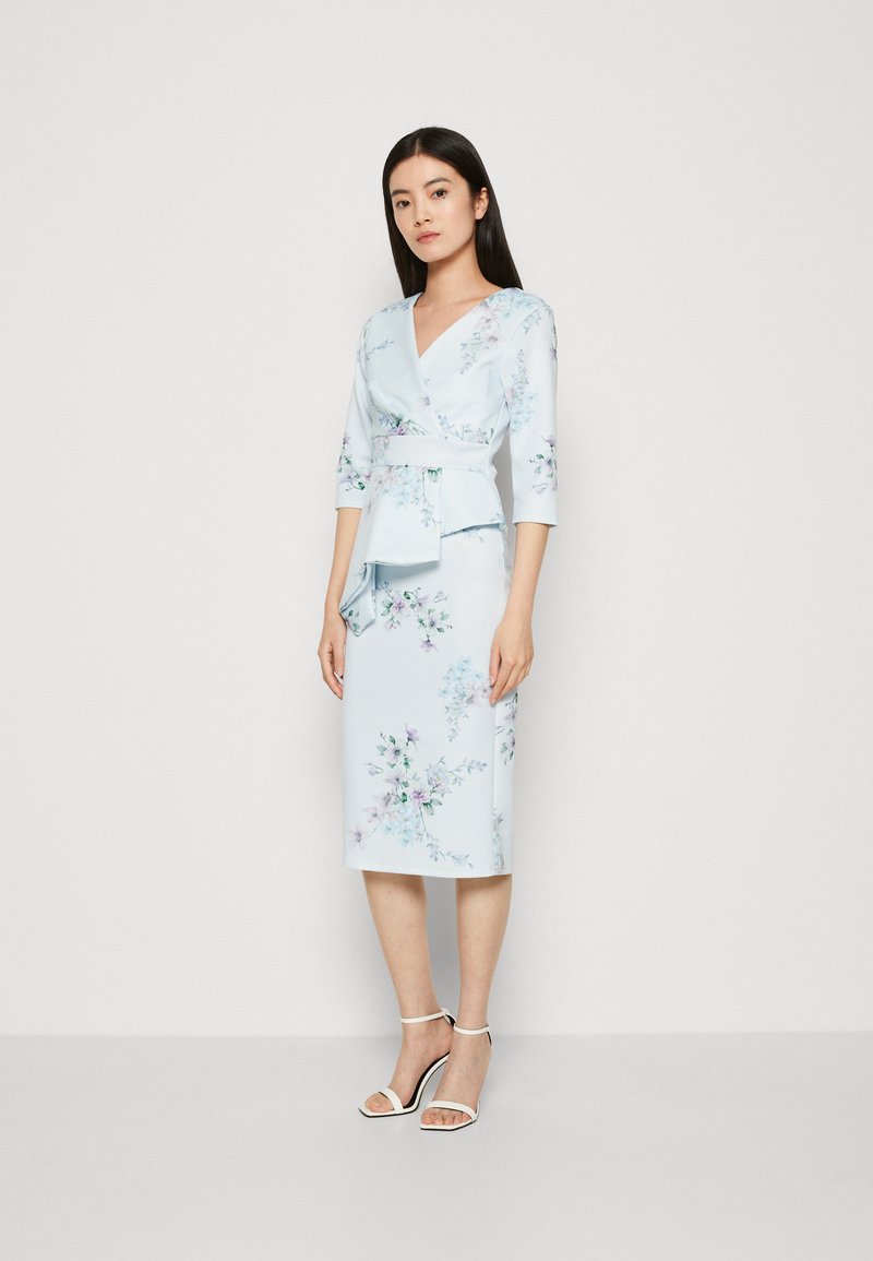 WAL G. WEDDING - ISABELLA WRAP MIDI - Rochie cocktail/Rochie petrecere ...