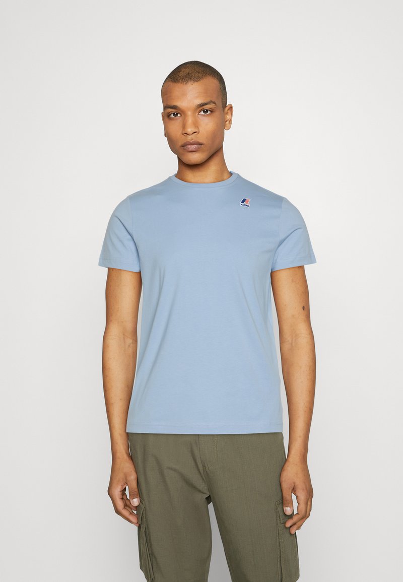 K-Way LE VRAI EDOUARD UNISEX - T-Shirt basic - azure/light marine/hellblau - Zalando.de