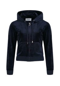 Juicy Couture ROBERTSON CLASSIC VELOUR ZIP TROUGH - Sweatjacke - night sky/dunkelblau - Zalando