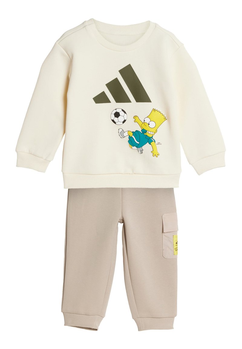 adidas Performance I THE SIMPSONS JOG-INFANT SET - Felpa - cream white ...