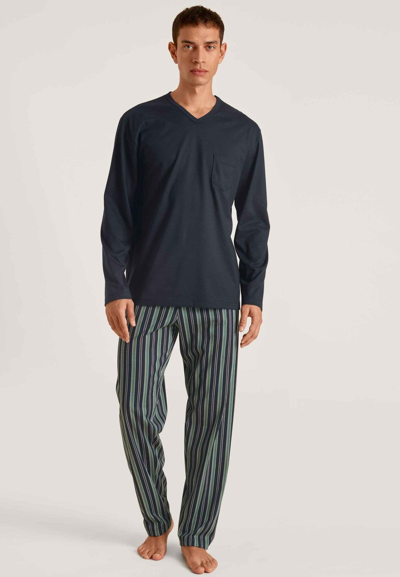 Calida LANG SET - Nachtwäsche Set - blue night/dunkelblau - Zalando.de