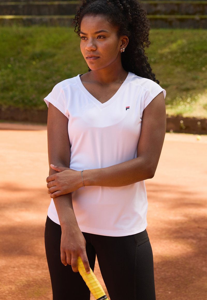 Fila MAIA - Sports T-shirt - white - Zalando.co.uk