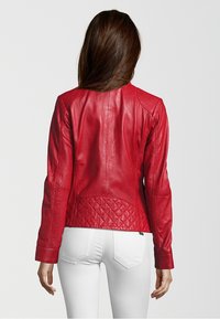 H.I.S SAIMINA - Lederjacke - red/rot - Zalando.de
