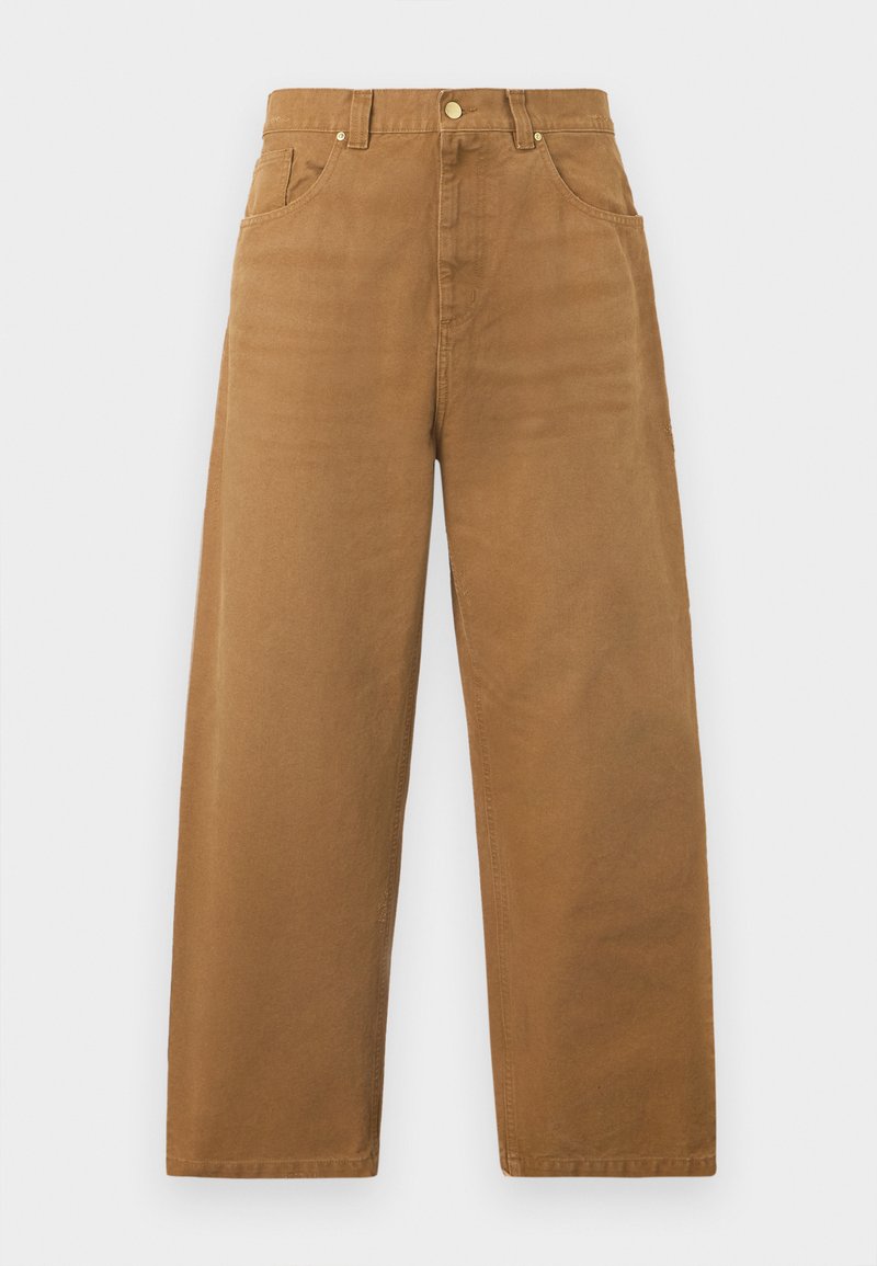 Carhartt WIP BRANDON PANT - Jeans baggy - hamilton brown grind washed ...