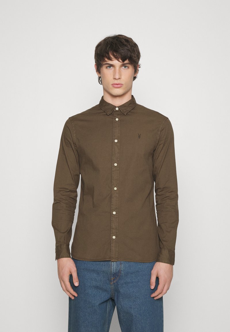 AllSaints HAWTHORNE SHIRT - Shirt - muted brown/bronze - Zalando.co.uk
