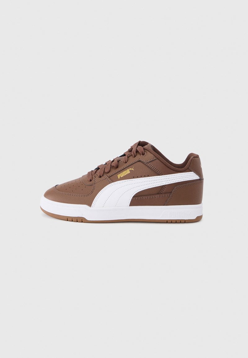 Puma PUMA CAVEN III UNISEX - Trainers - chestnut brown/white/gold ...
