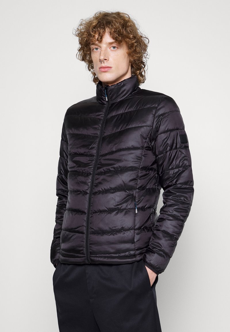 Only & Sons ONSCARVEN QUILTED PUFFER - Light jacket - black/dark grey ...
