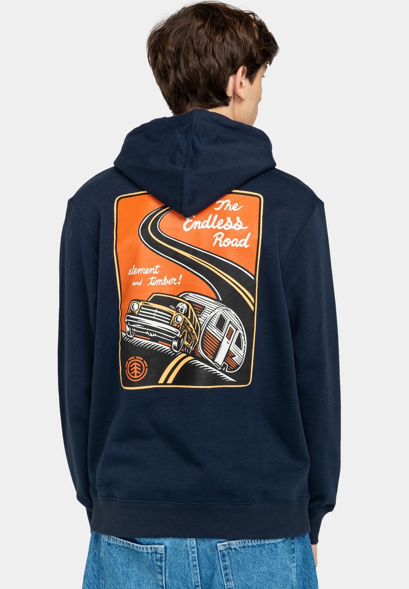 Element TIMBER NOVEL - À POUR - Felpa con cappuccio - ecn/blu - Zalando.it