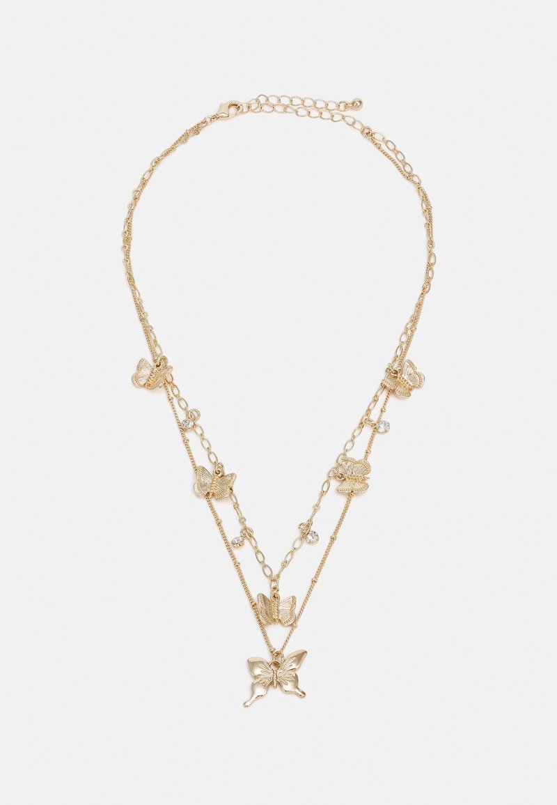 Monki BETTINA NECKLACE - Halskette - metal bright/silberfarben - Zalando.at