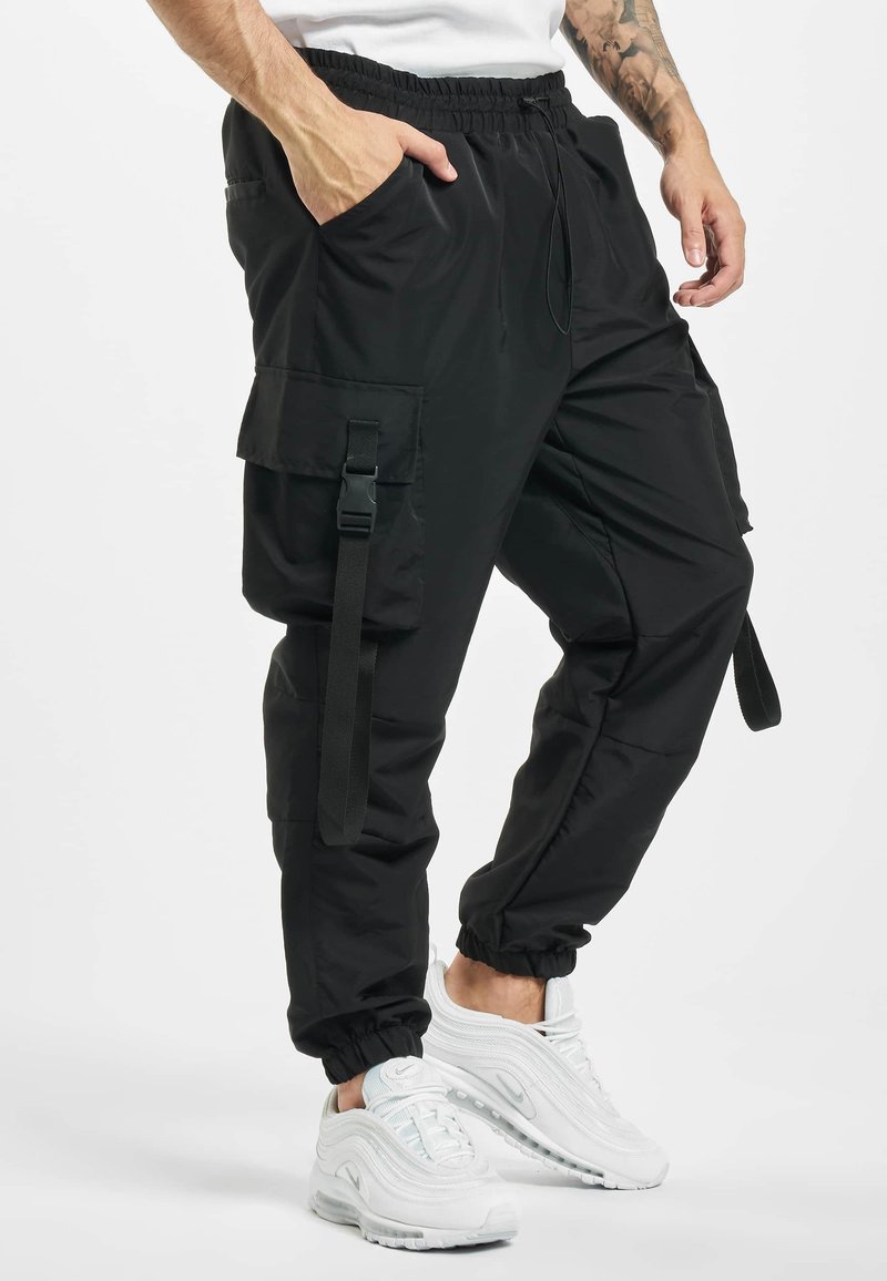 DEF AKIF - Cargo trousers - black - Zalando.ie