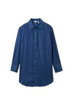 TOM TAILOR Hemdbluse - clean mid stone blue denim/blue denim - Zalando.de