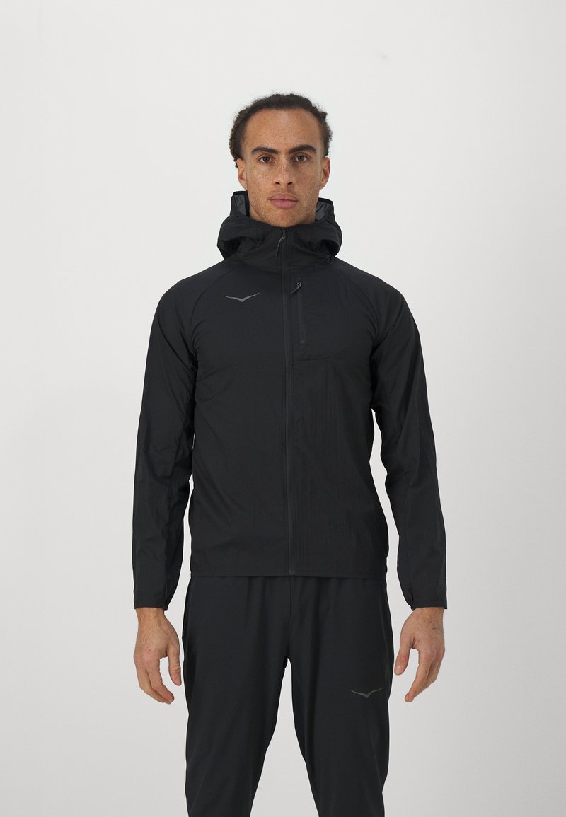 HOKA SKYFLOW JACKET - Running jacket - black - Zalando.co.uk