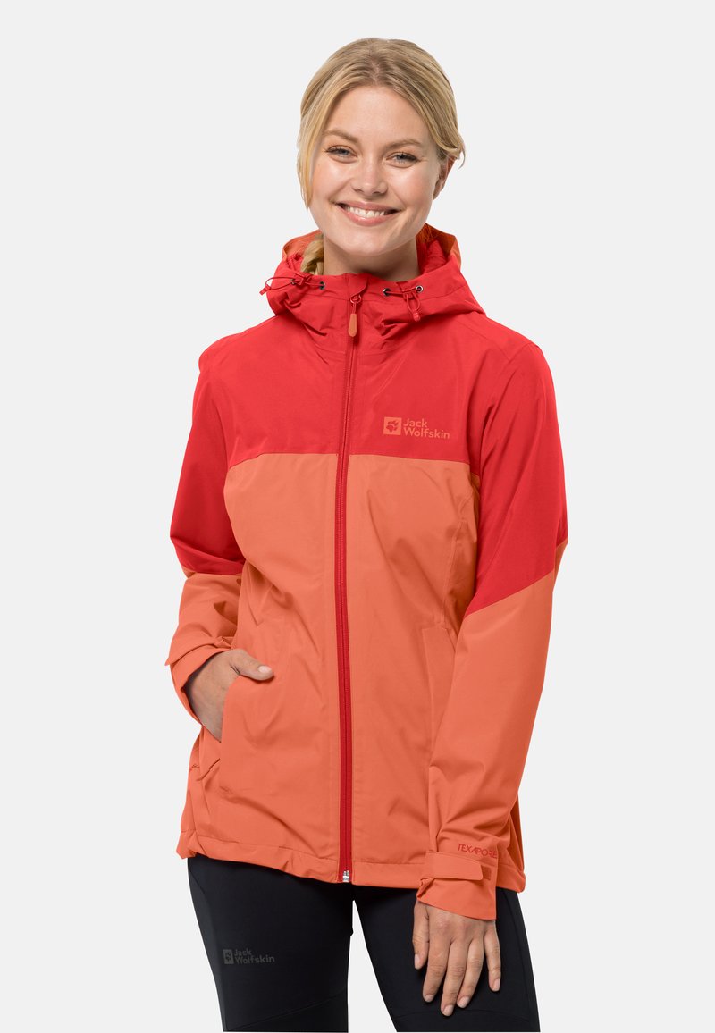 Jack Wolfskin WEILTAL 2L W - Outdoorjacke - guave/rot - Zalando.de
