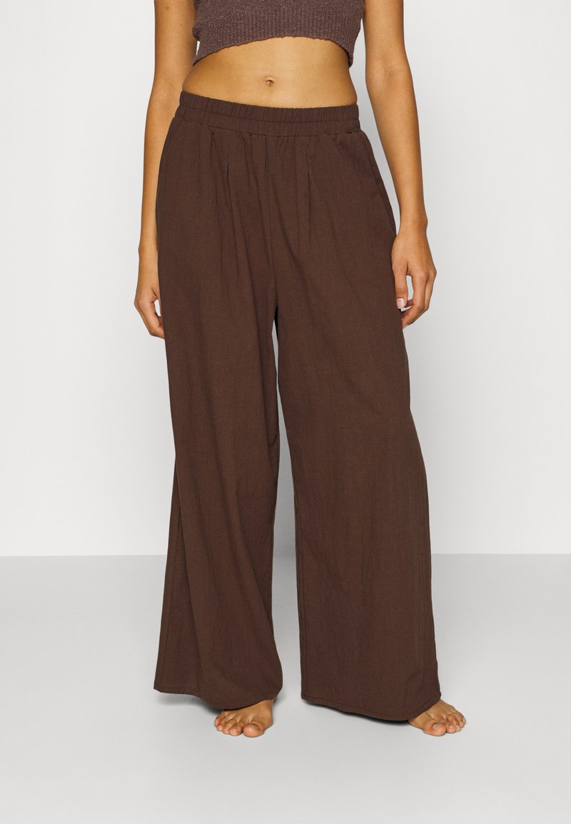 Cotton On Body RELAXED BEACH PANTS - Bas de pyjama - chocolate/marron ...