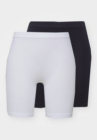 Lindex SEAMLESS BIKERS 2 PACK - Pants - white - Zalando