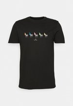 PS Paul Smith SLIM FIT ZEBRA CONES - Print T-shirt - black - Zalando.de
