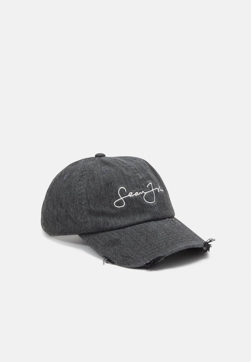 Sean John SCRIPT LOGO DISTRESSED UNISEX - Cap - dark grey/grau - Zalando.de
