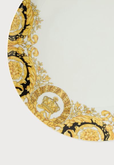 Versace SPEISETELLER - Plato - white/gold-coloured/blanco - Zalando.es