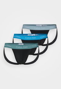 Calvin Klein Underwear JOCK STRAP 3 PACK - Braguitas - black/negro ...