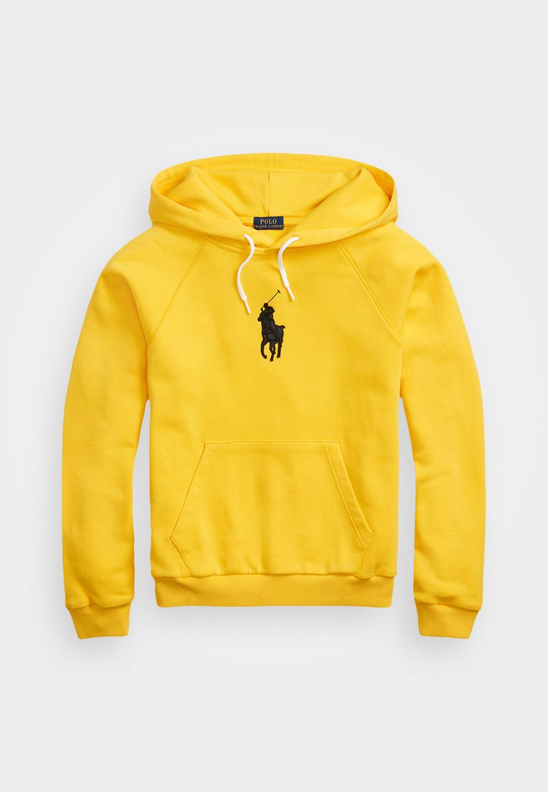 Polo Ralph Lauren LONG SLEEVE - Jersey con capucha - yellow fin ...
